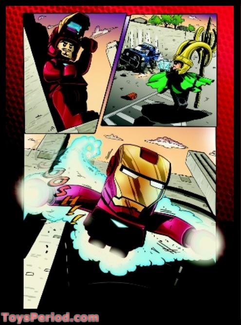 LEGO 6867 Loki's Cosmic Cube Escape Instructions and Parts List