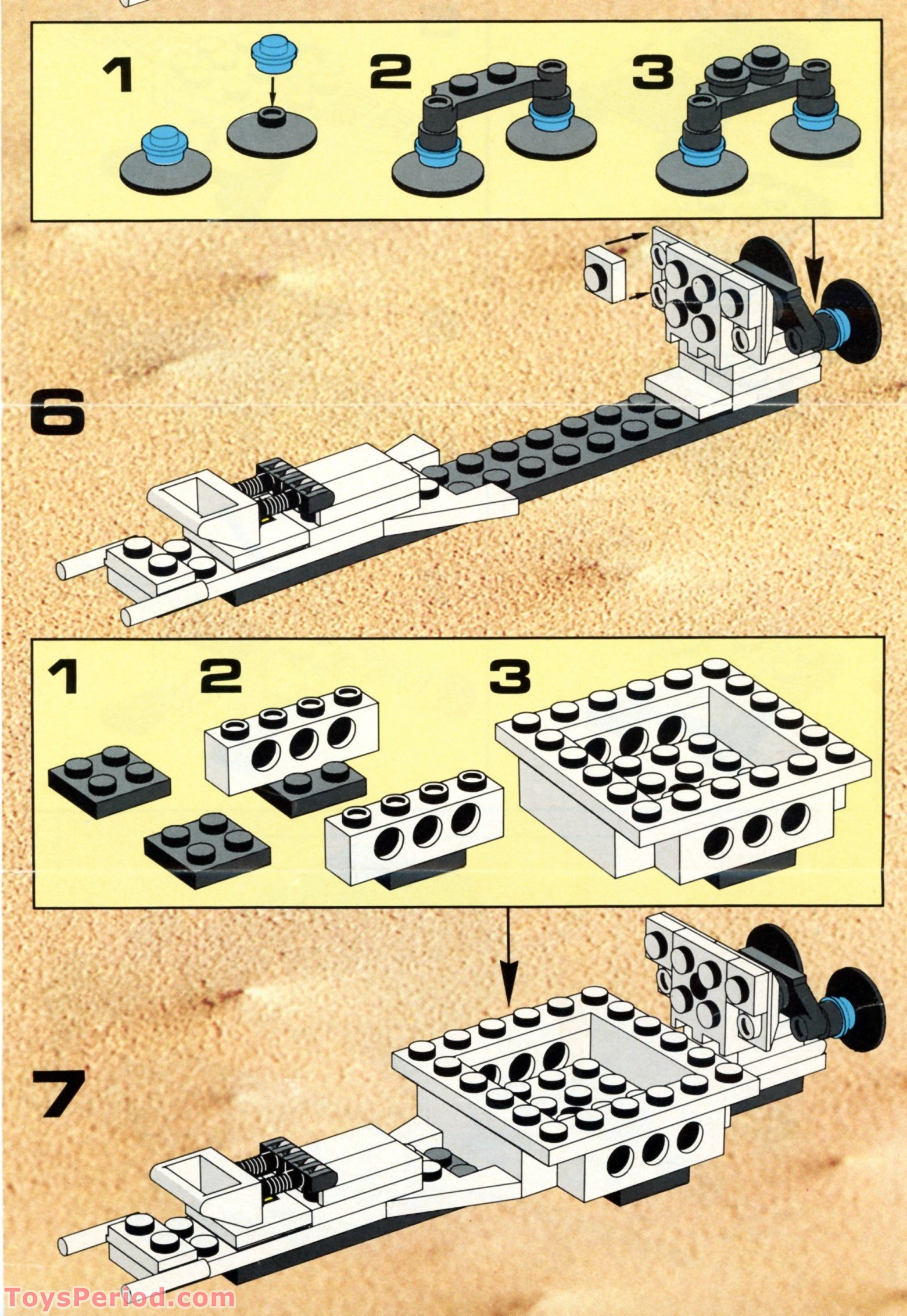LEGO 6875 Hovercraft Instructions and Parts List