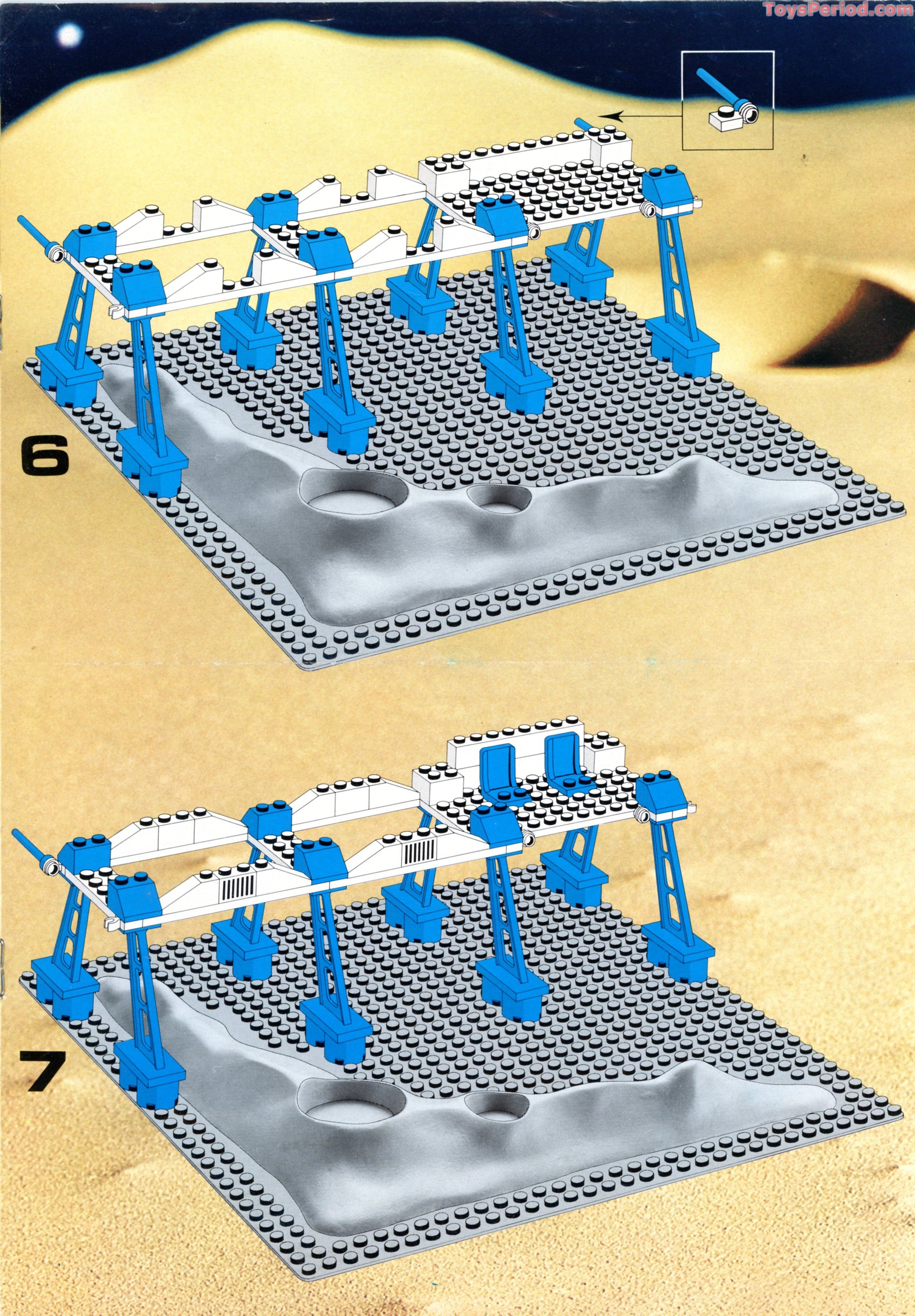 LEGO 6930 Space Supply Station Instructions and Parts List