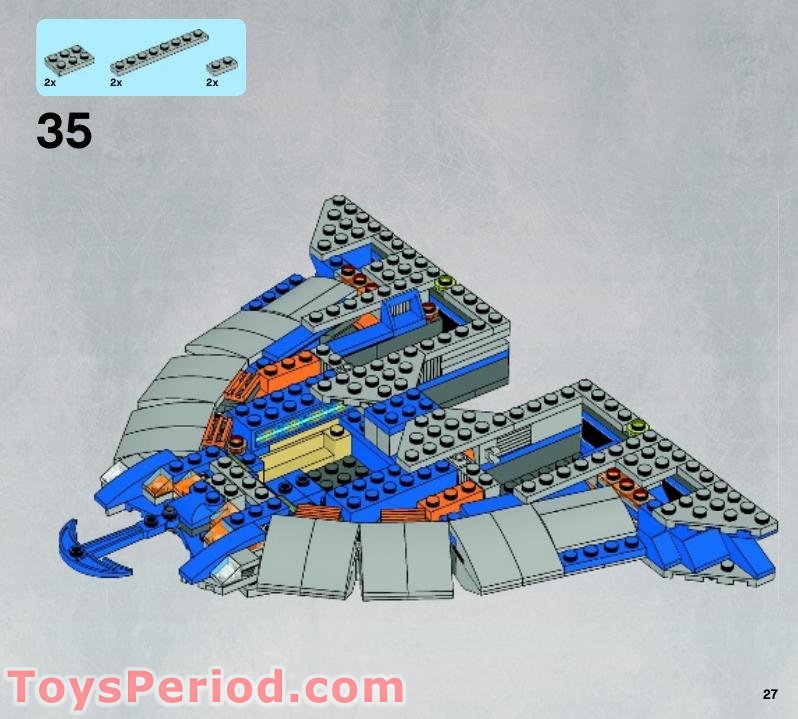 LEGO 9499 Gungan Sub Instructions and Parts List