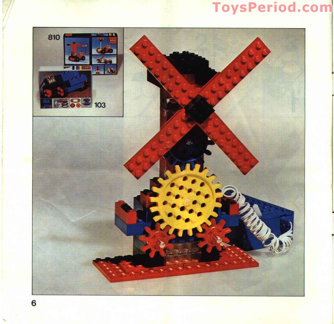 LEGO 810-3 Gear Truck Set Instructions and Parts List