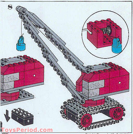 LEGO 377-2 Crane with Float Truck Instructions and Parts List