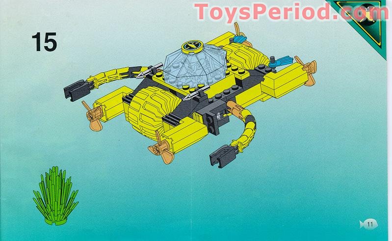 LEGO 1728 Crystal Crawler Instructions and Parts List
