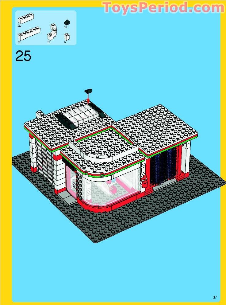 LEGO 10184 Town Plan Instructions and Parts List