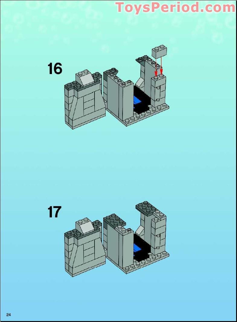 LEGO 3827 Adventures in Bikini Bottom Instructions and Parts List