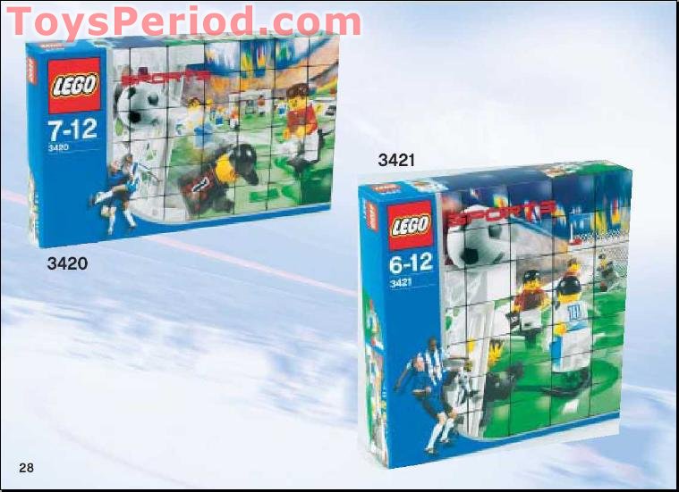 LEGO 3541 Slap Shot Instructions and Parts List