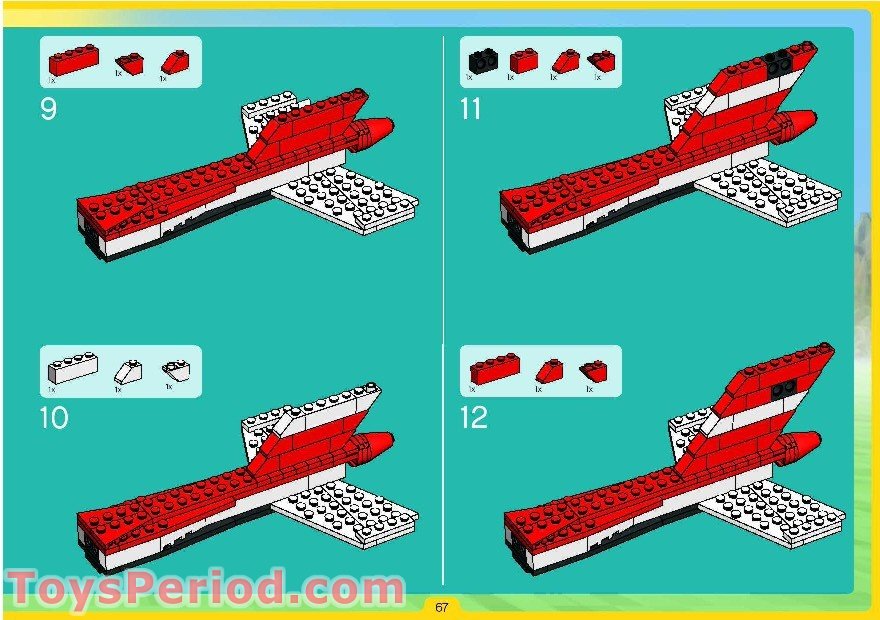 LEGO 4403 Air Blazers Instructions and Parts List
