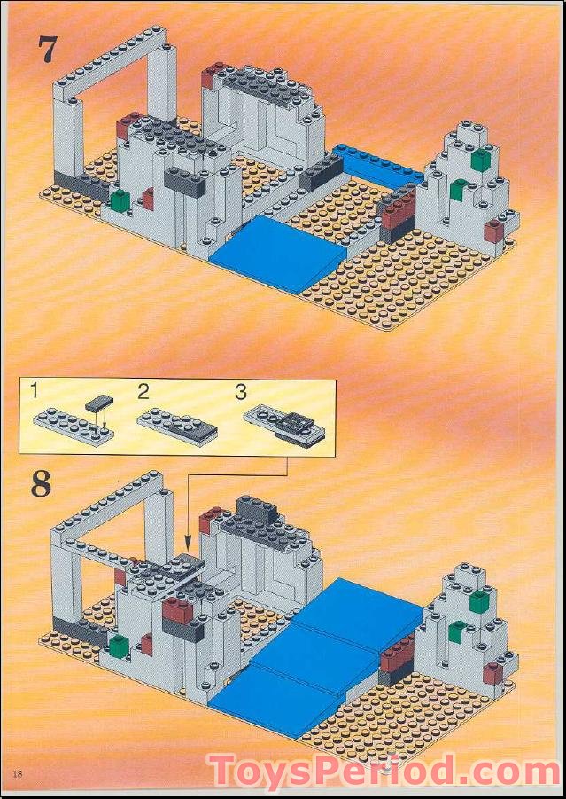 LEGO 6763 Rapid River Village Instructions and Parts List