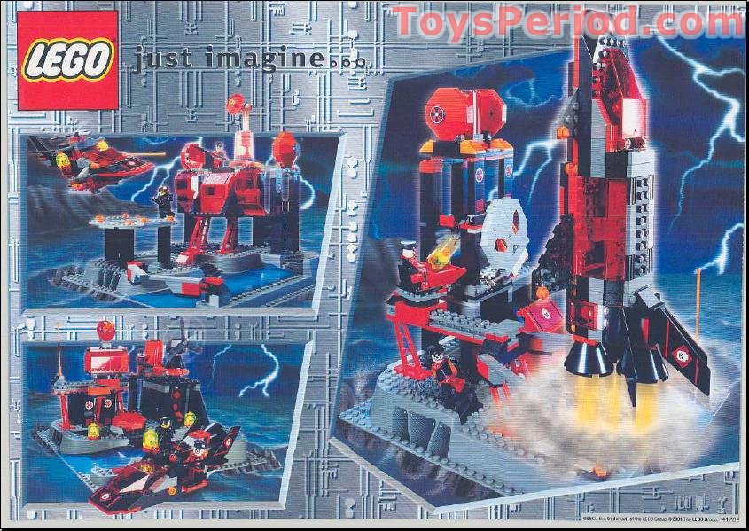 LEGO 6776 Ogel Control Center Instructions and Parts List