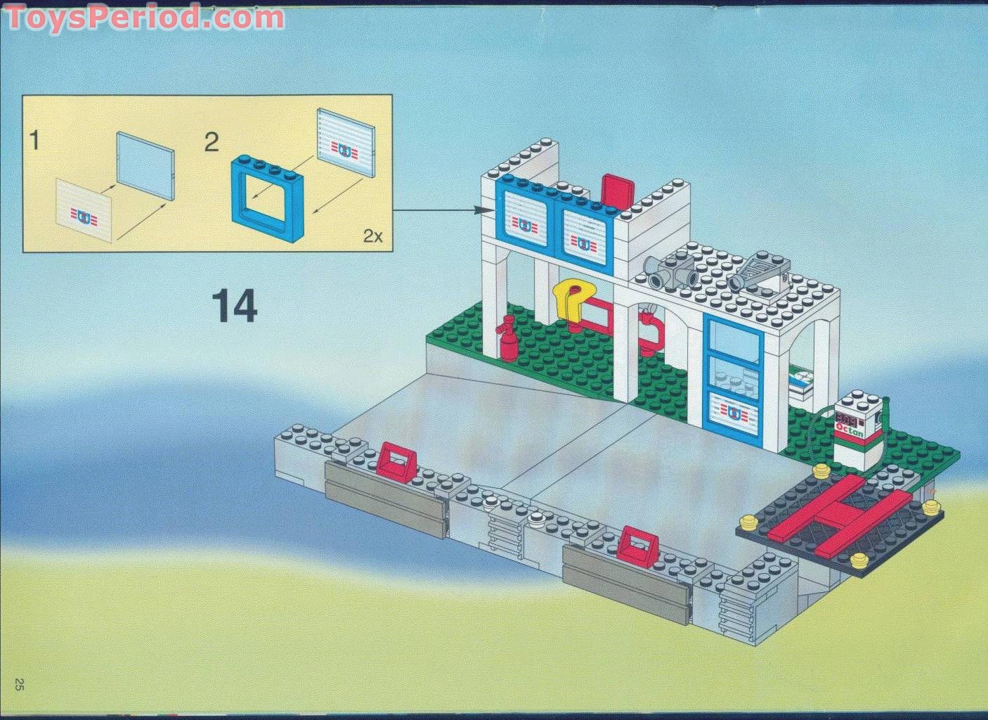 LEGO 6338 Hurricane Harbor Instructions and Parts List
