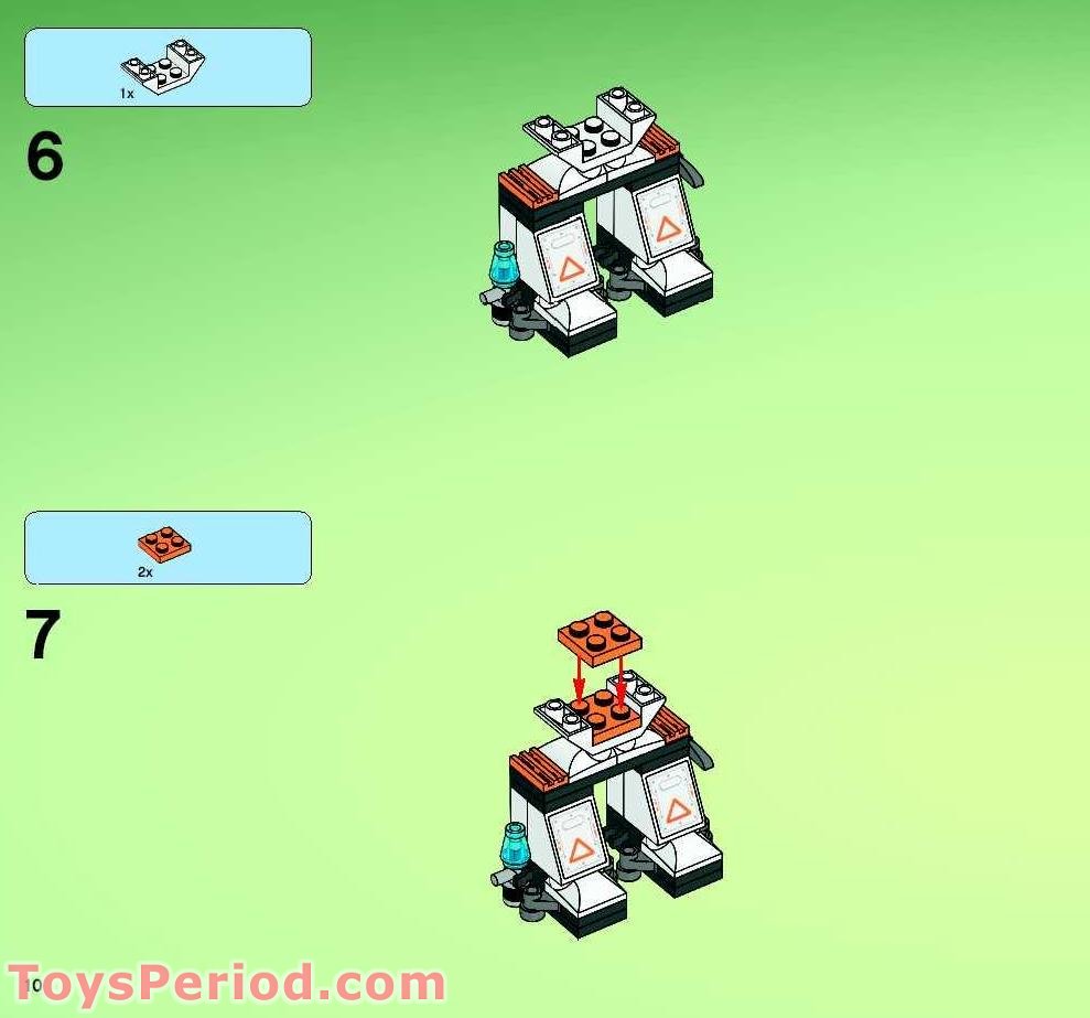 LEGO 7646 ETX Alien Infiltrator Instructions and Parts List