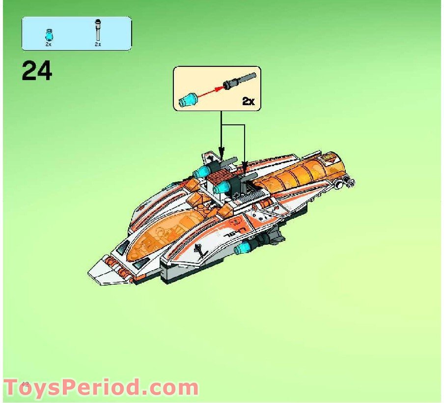 LEGO 7647 MX-41 Switch Fighter Instructions and Parts List