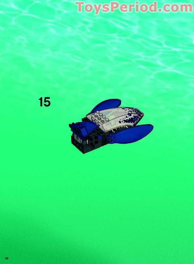 LEGO 7775 Aquabase Invasion Instructions and Parts List