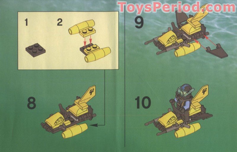 LEGO 7771 Angler Ambush Instructions and Parts List