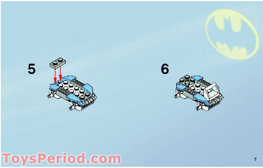 LEGO 7884 Batman's Buggy: The Escape of Mr. Freeze Instructions and ...