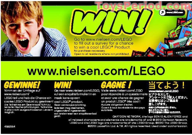 LEGO 7136 Bionicle Stars - Skrall Instructions and Parts List