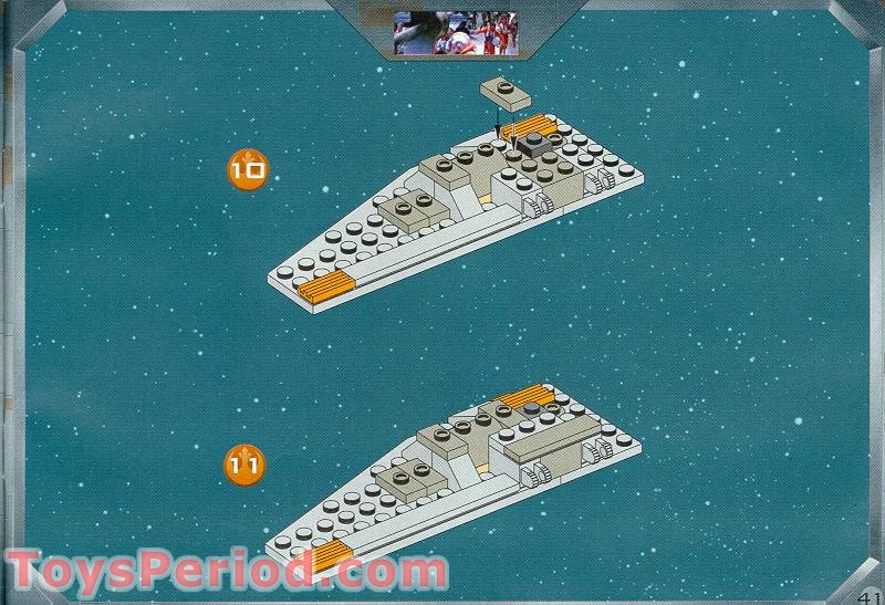 LEGO 7130 Snowspeeder Instructions and Parts List