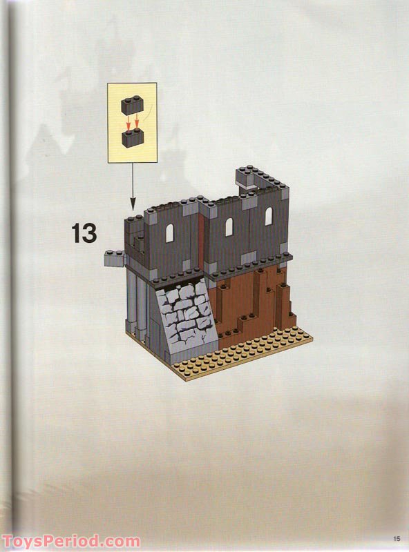 LEGO 8877 Vladek's Dark Fortress Instructions and Parts List