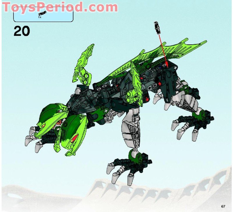 LEGO 8994 Baranus V7 Instructions and Parts List