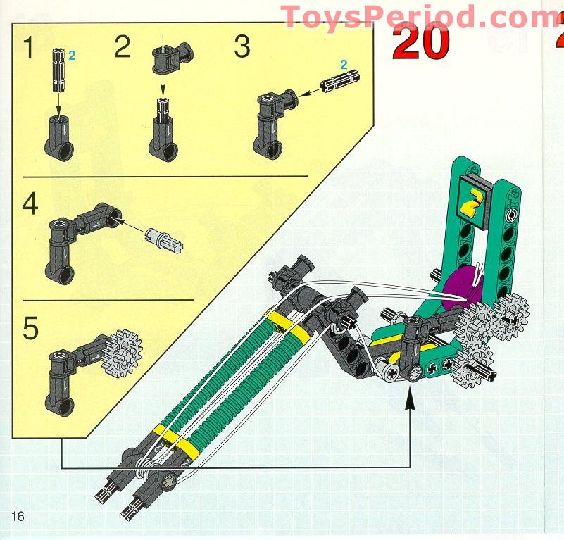 LEGO 8202 Bungee Chopper Instructions and Parts List