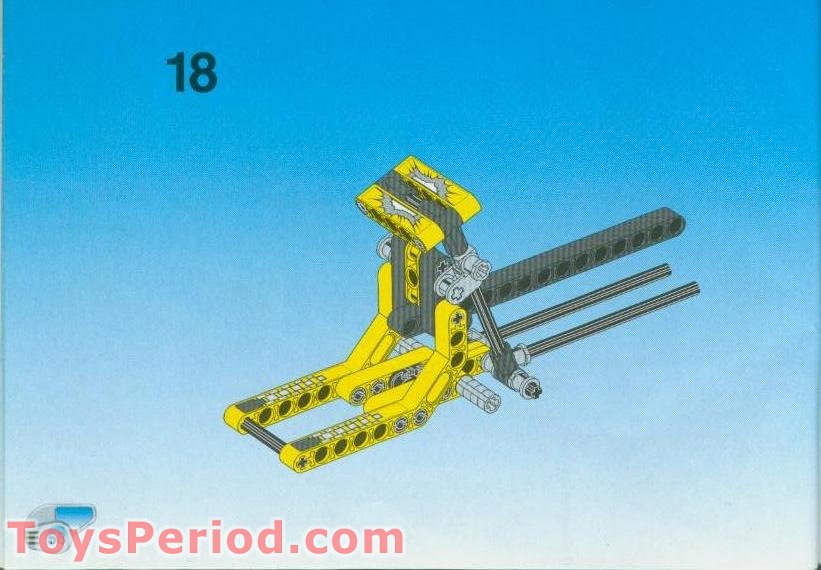 LEGO 8240 Slammer Stunt Bike Instructions and Parts List