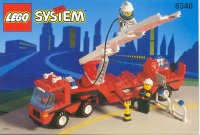 LEGO 6340 Hook and Ladder Instructions and Parts List