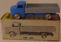 LEGO 653-2 HO Scale Mercedes Flatbed Truck (Lastbil) Set Parts List