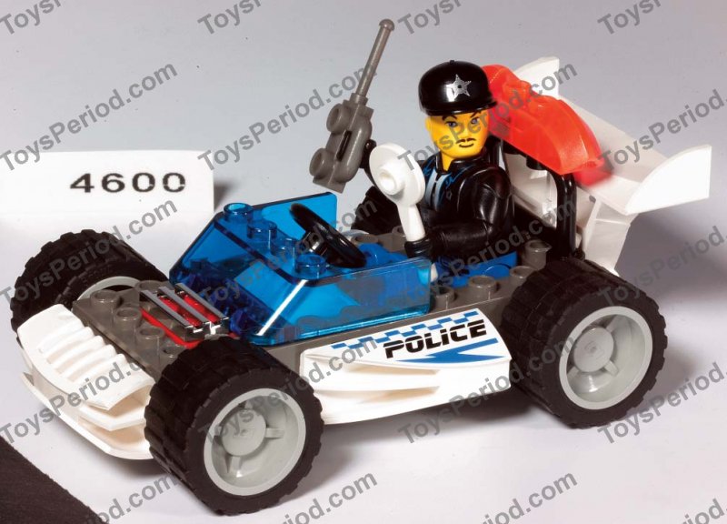 LEGO 4600 Police Cruiser Instructions and Parts List