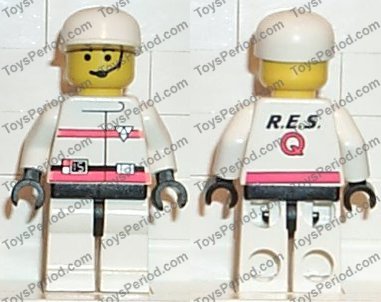LEGO Sets with Minifigure rsq011 Res-Q 3 - White Cap