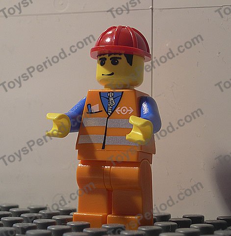 LEGO Sets with Minifigure trn132 Orange Vest with Safety Stripes ...