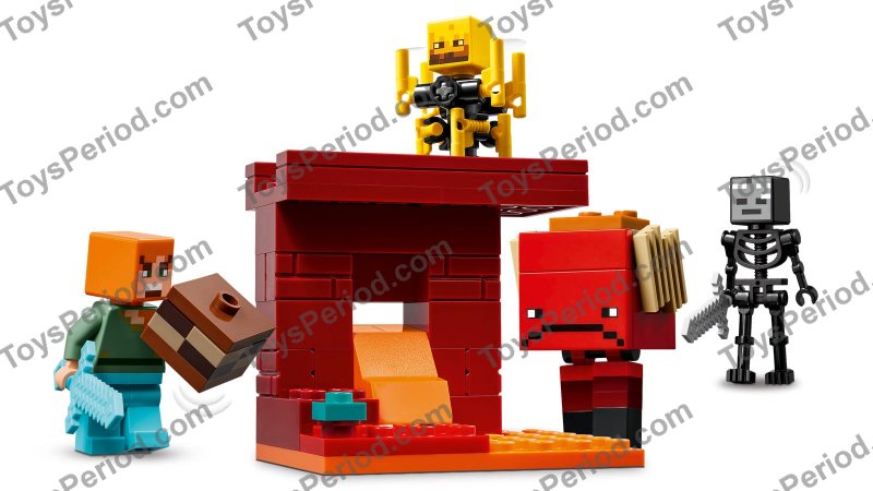 LEGO 21266 The Nether Lava Battle Set Parts List