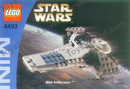LEGO 4493 Mini Sith Infiltrator Instructions and Parts List