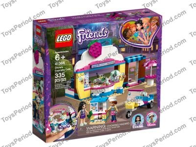 LEGO 41366 Olivia's Cupcake Cafe Set Parts List