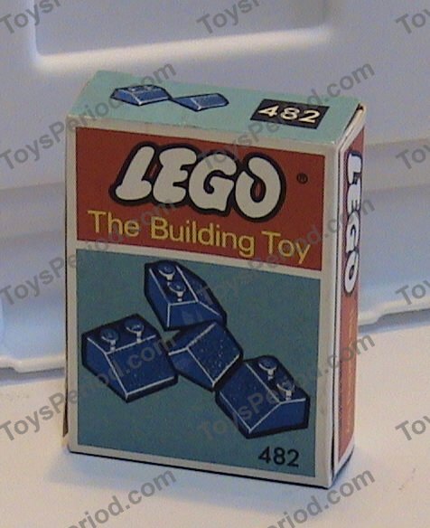 LEGO 482-1 Bevelled Bricks, Red Set from 1966 | LEGO Reference