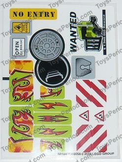 LEGO Sets with Part 8199stk01 Sticker Sheet for Set 8199 - Sheet 1 ...