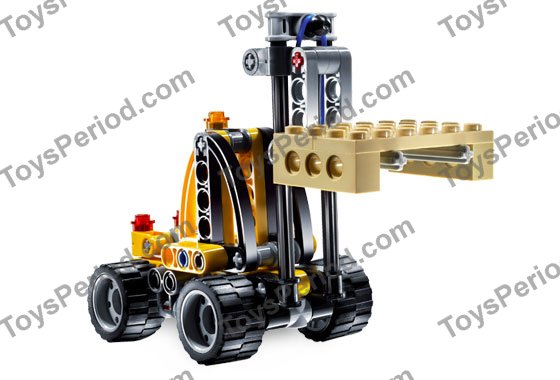 LEGO 8290 Mini Forklift Instructions and Parts List