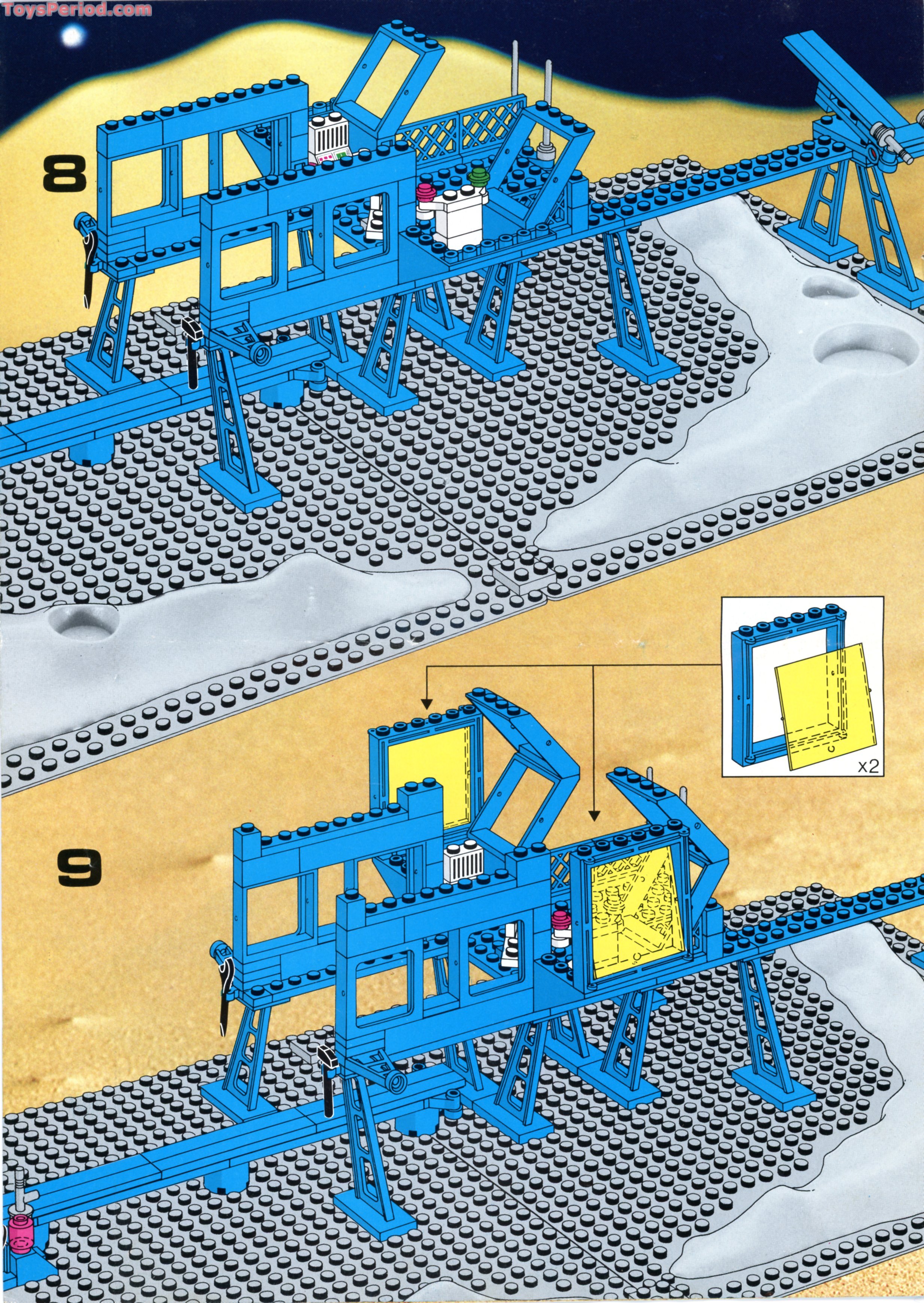 LEGO 6971 Inter-Galactic Command Base Instructions and Parts List