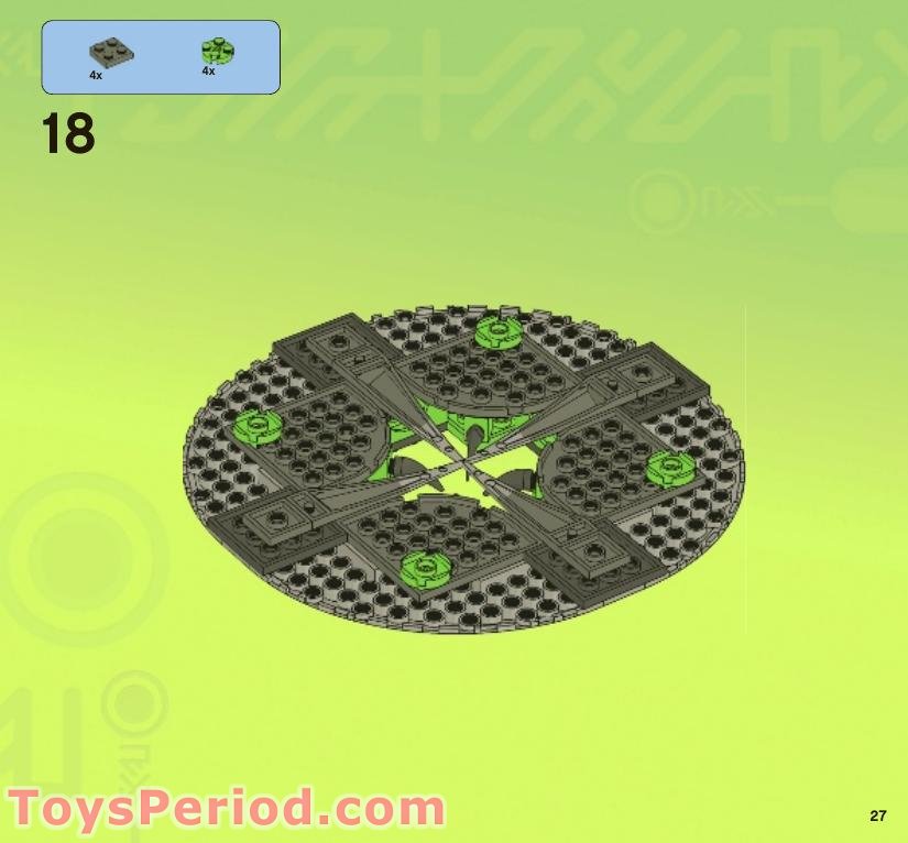 LEGO 7052 UFO Abduction Instructions and Parts List