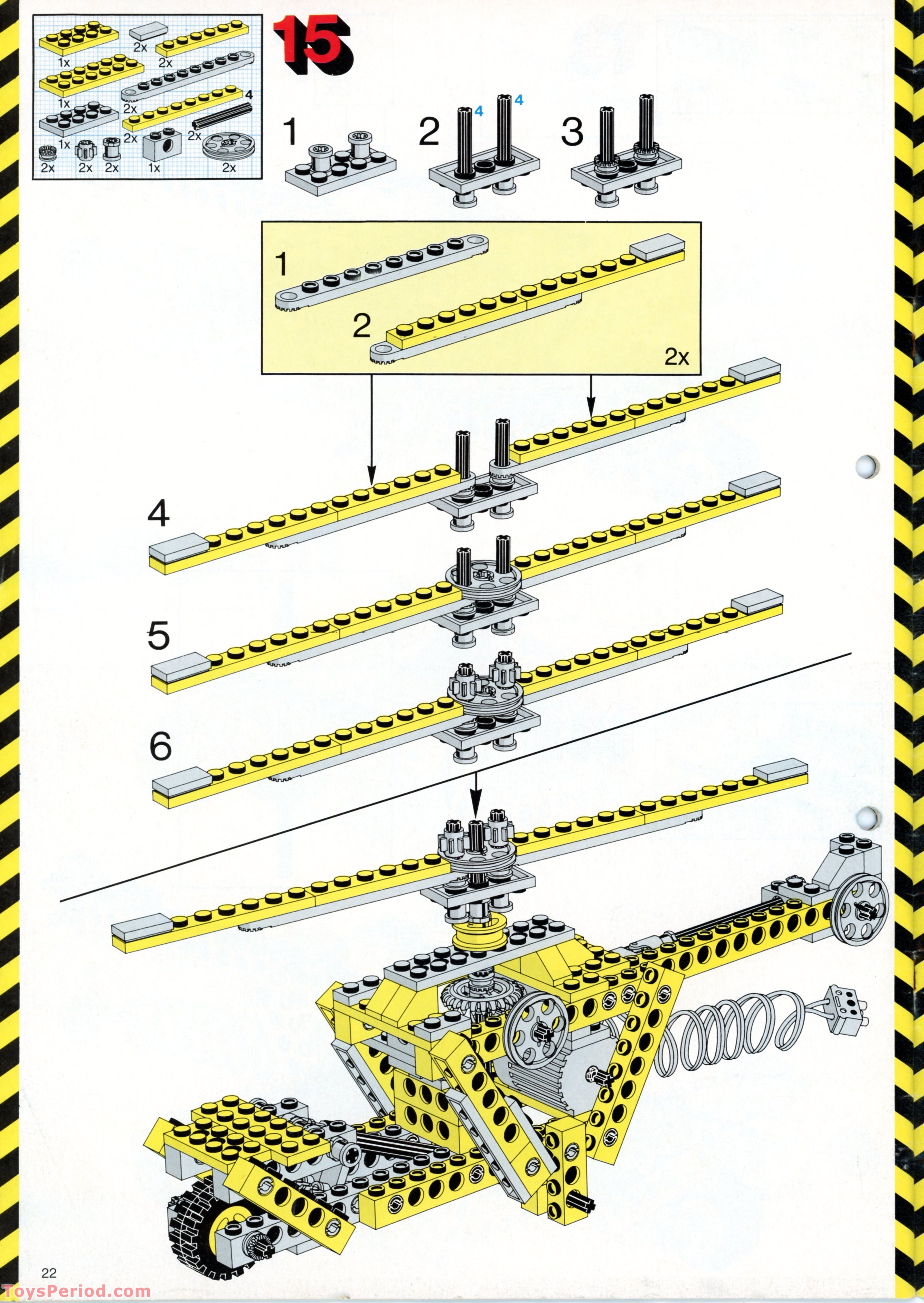 LEGO 8054 Universal Motor Set Instructions and Parts List