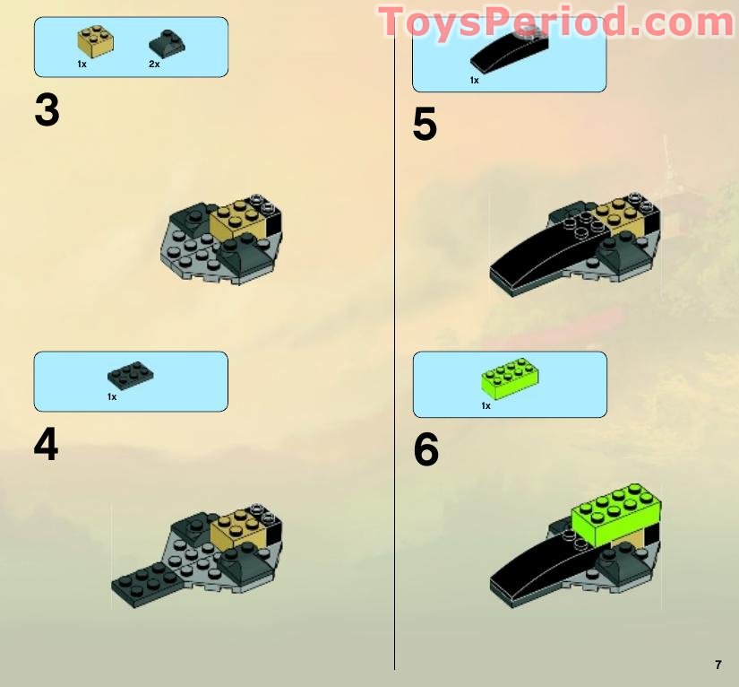 LEGO 9443 Rattlecopter Instructions and Parts List