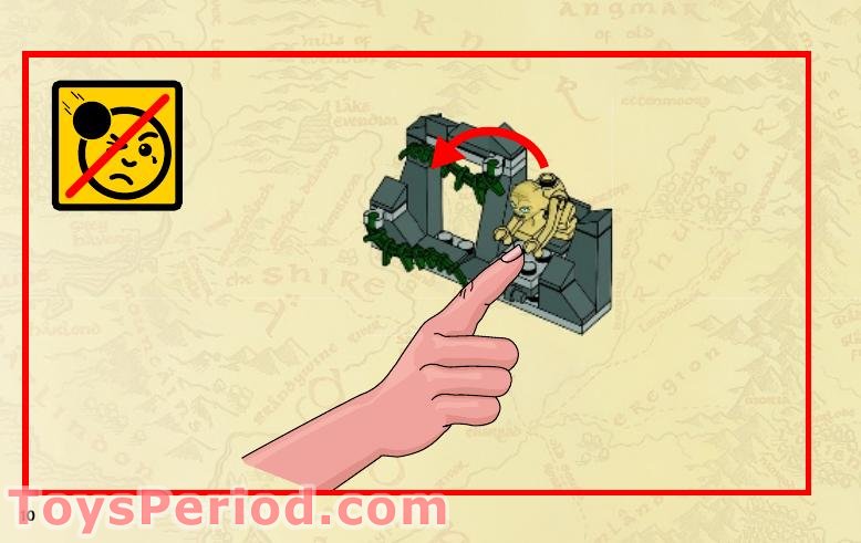 LEGO 9470 Shelob Attacks Instructions and Parts List
