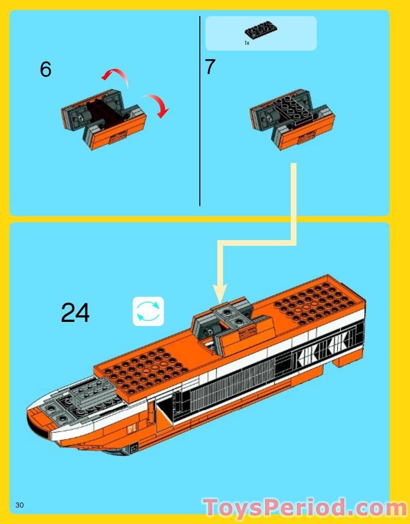 LEGO 10233 Horizon Express Instructions and Parts List