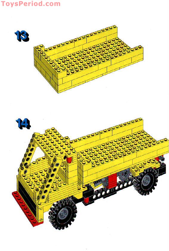 LEGO 955 Mobile Crane Instructions and Parts List