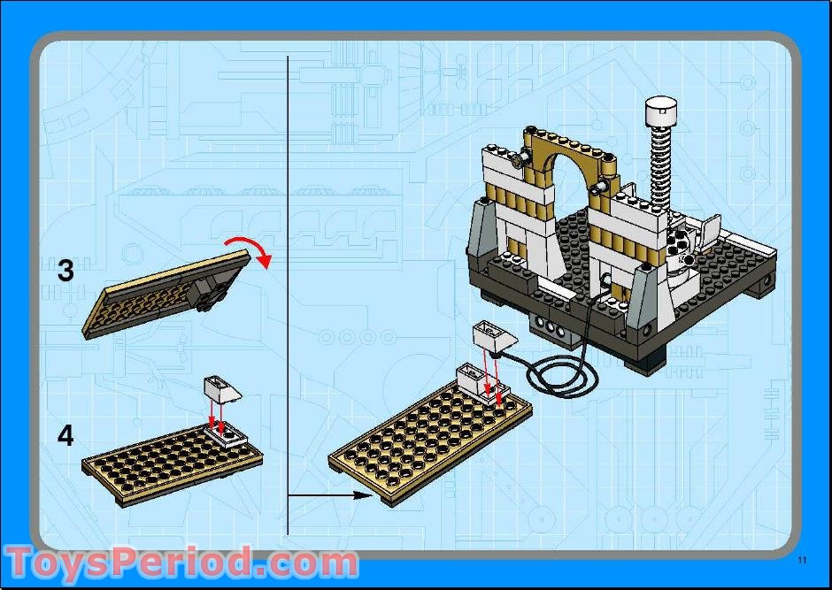 LEGO 10123 Cloud City Instructions and Parts List