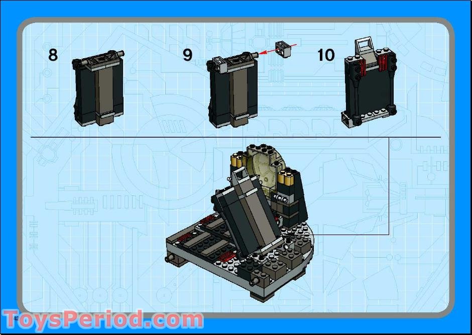 LEGO 10123 Cloud City Instructions and Parts List