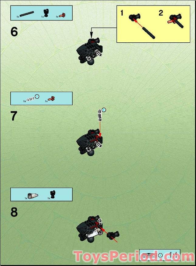 LEGO 10203 Voporak Instructions and Parts List