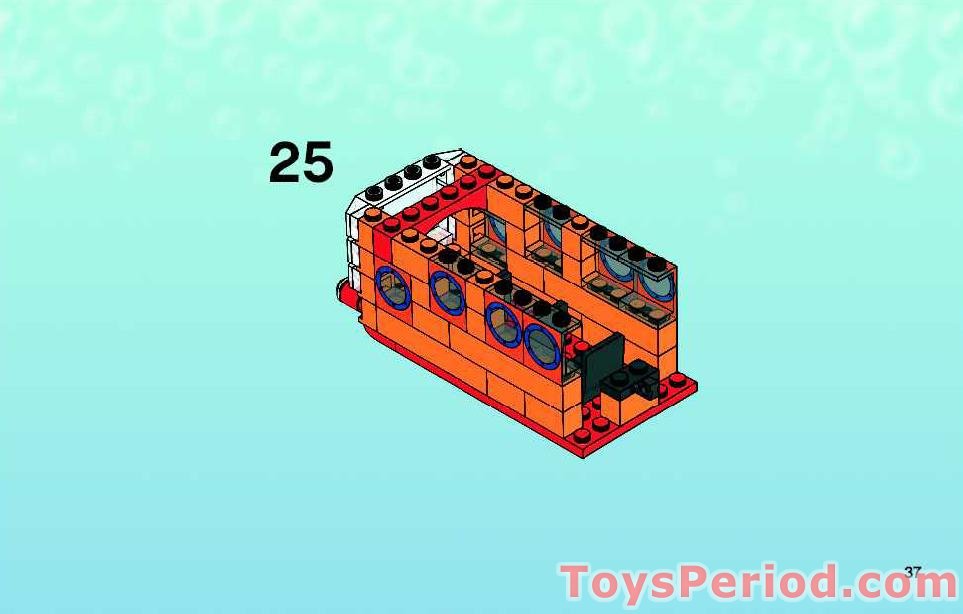 LEGO 3830 Bikini Bottom Express Instructions and Parts List