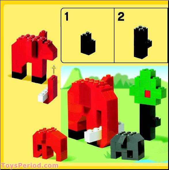 LEGO 4028 World of Bricks Blue Bucket Instructions and Parts List