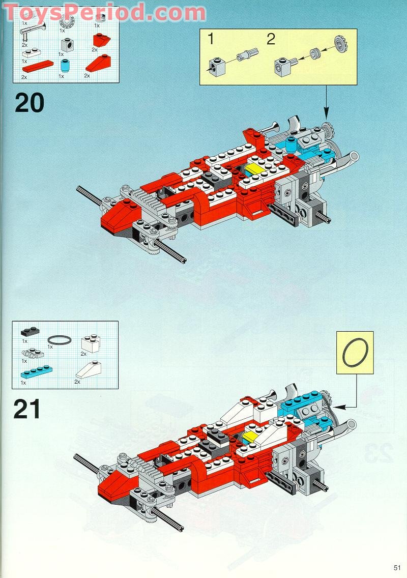 LEGO 5561 Big Foot 4x4 Instructions and Parts List