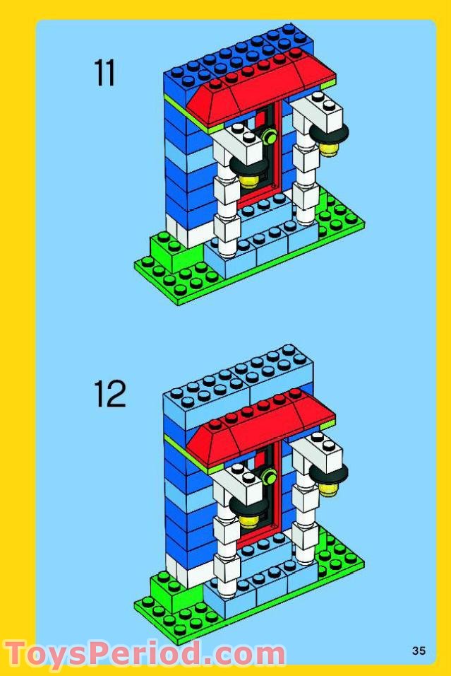 LEGO 5582 Ultimate LEGO Town Building Set Instructions and Parts List